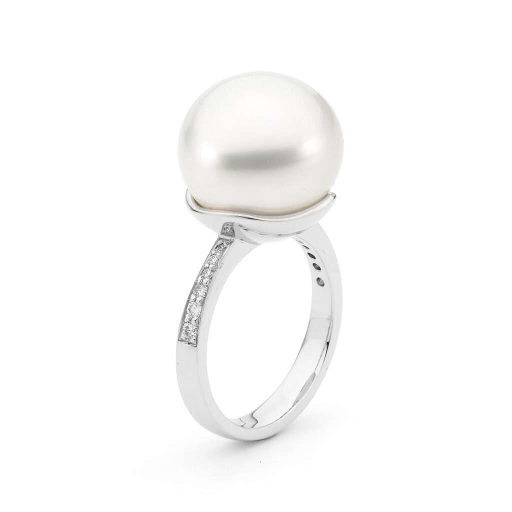 Semi Baroque Pearl Ring - Allure South Sea Pearls