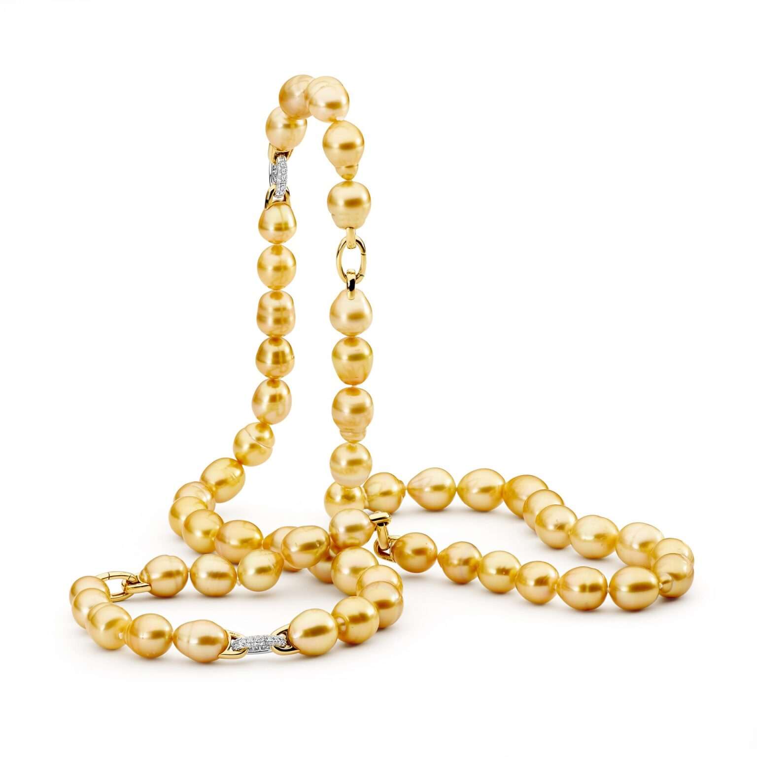 Versatile Intense Gold South Sea Pearl Strand | Allure