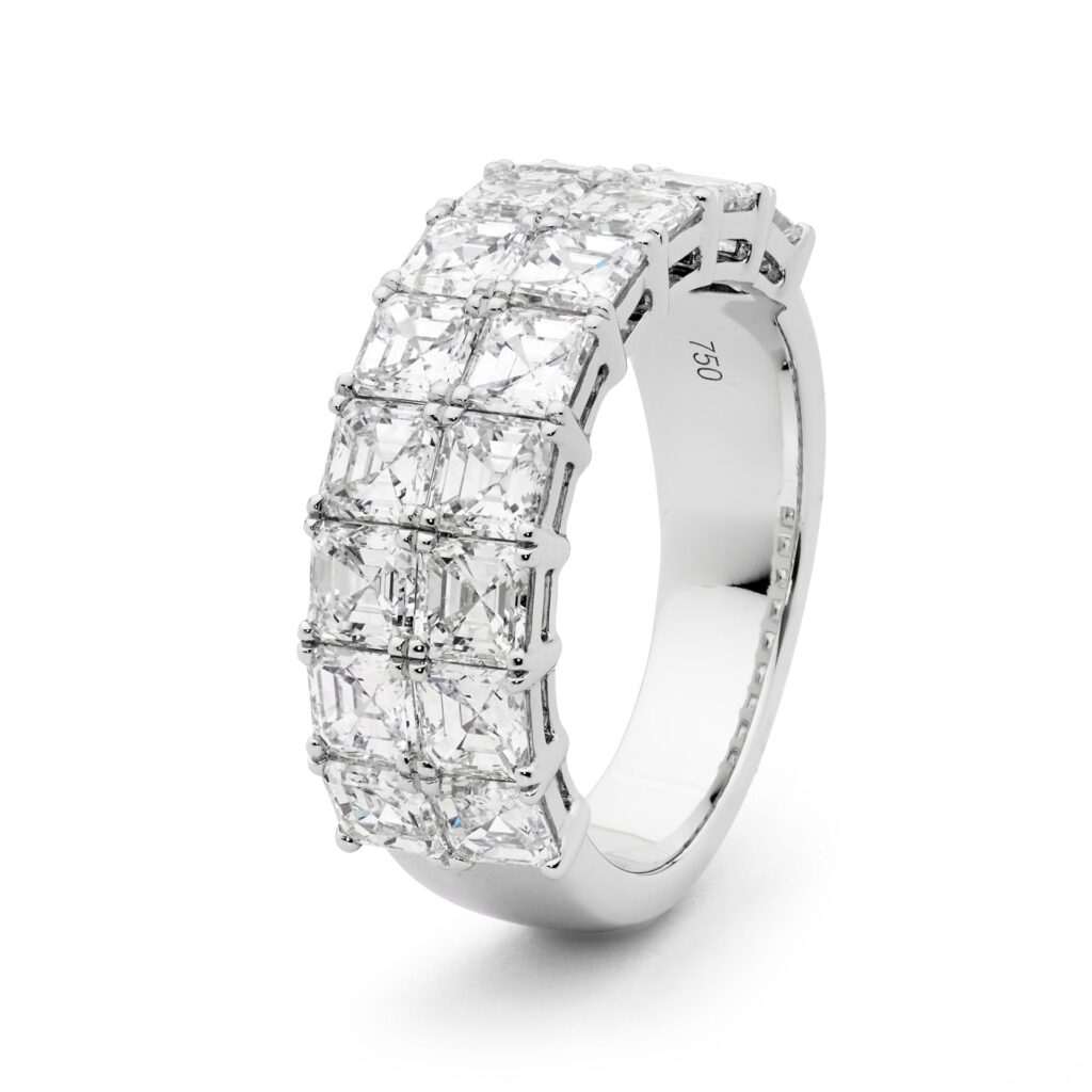 Double Mosaic Diamond Ring | Allure South Sea Pearls