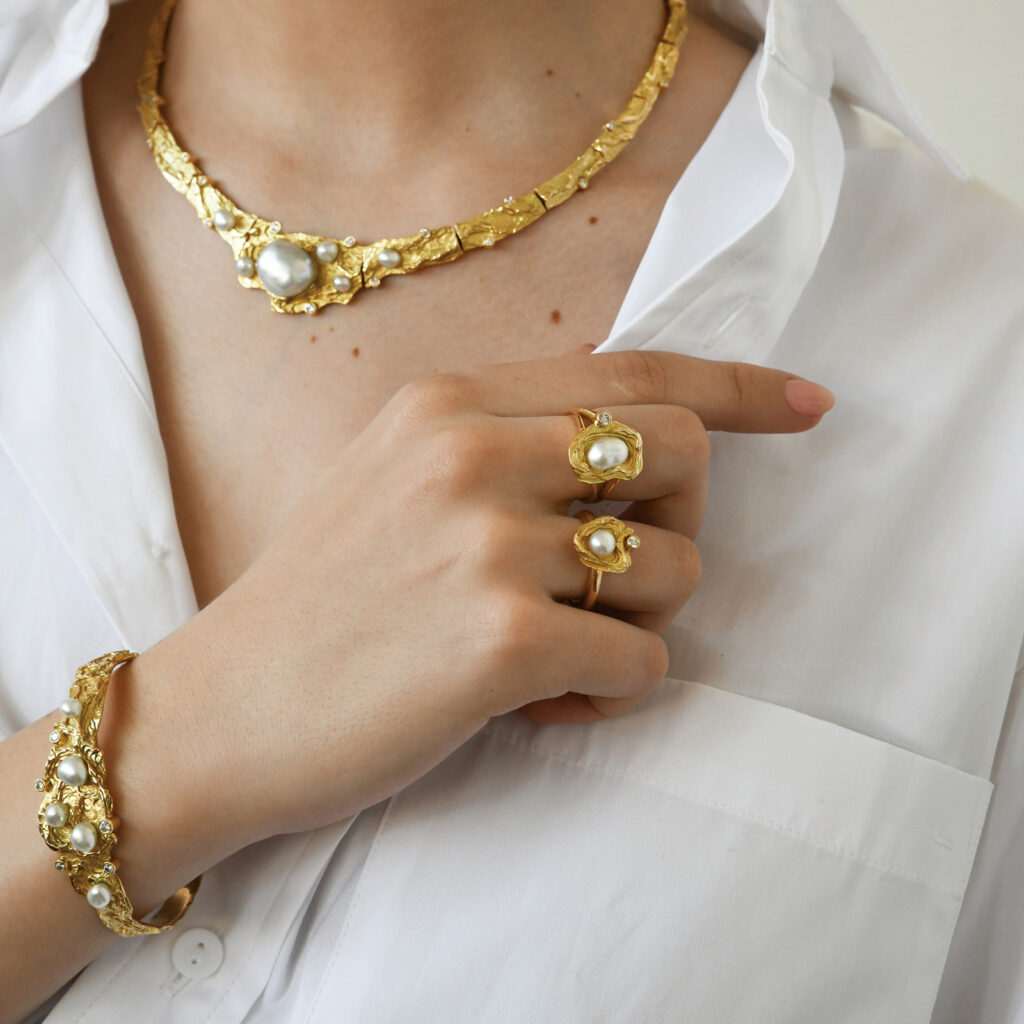 Anastasias Pool Cuff Allure South Sea Pearls